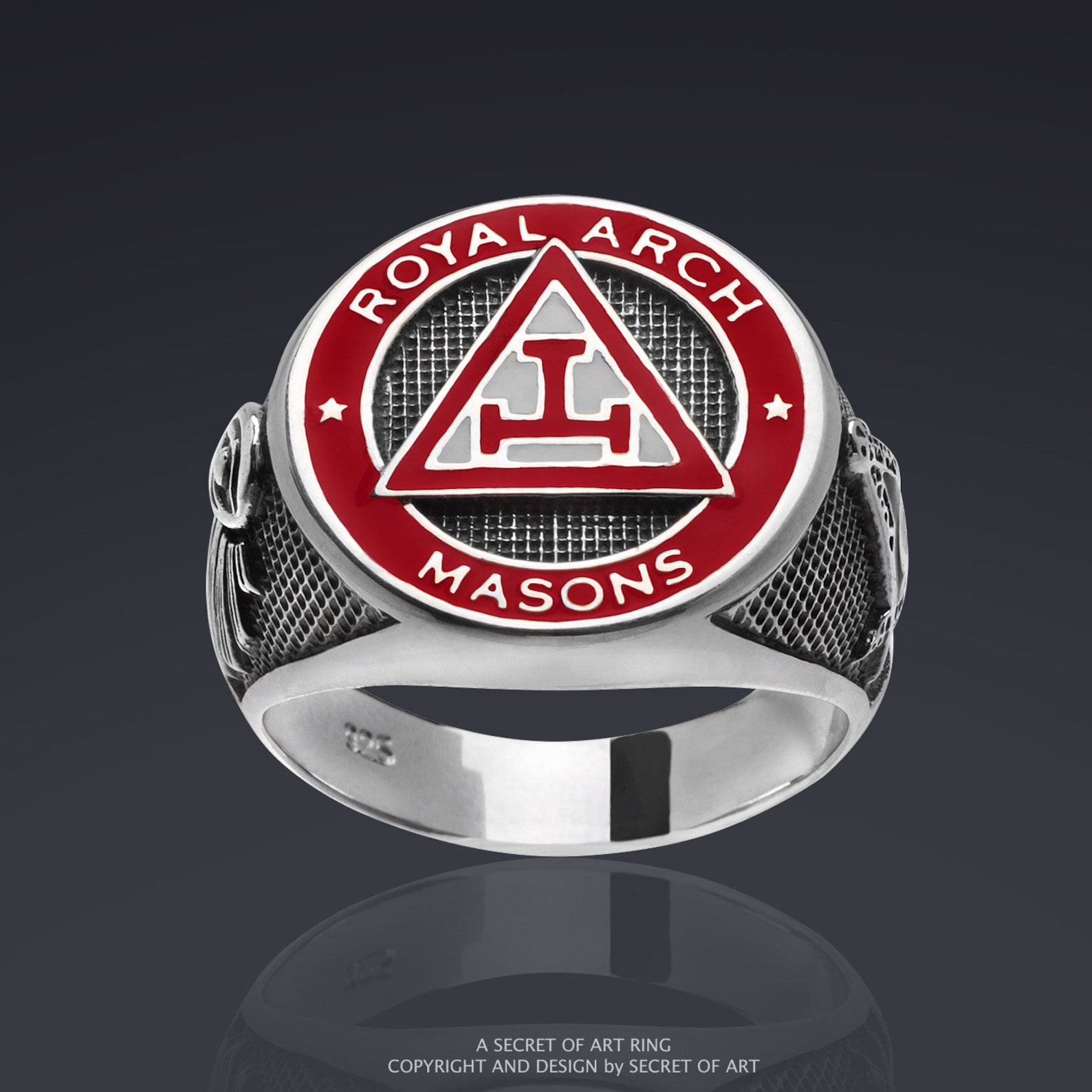 Royal Arch Ring Masonic Freemason Signet Ring Jewelry Mason - Etsy