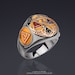 York Rite Ring Masonic Silver 925 Freemason Jewelry Masonry Lodge Gift ...