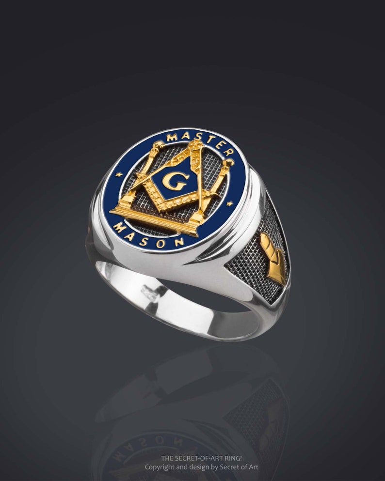 Masonic Ring Signet Ring Master Mason Freemason Mason Masonry - Etsy