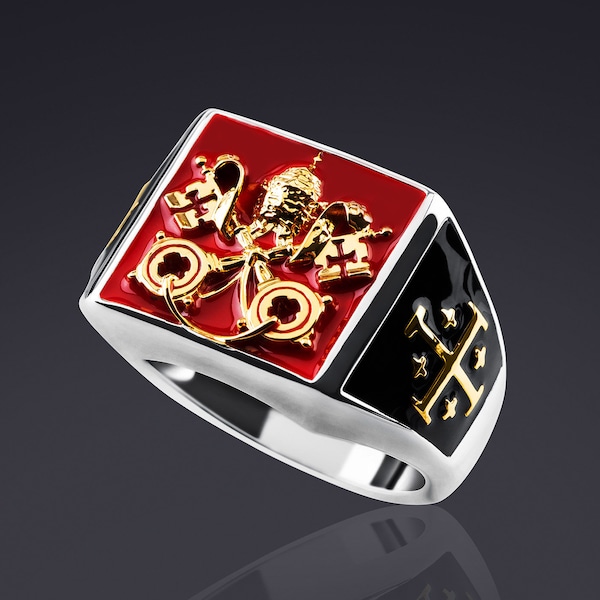 Catholic Vatican Ring - Etsy