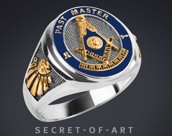 Masonic Past Master Ring - Etsy