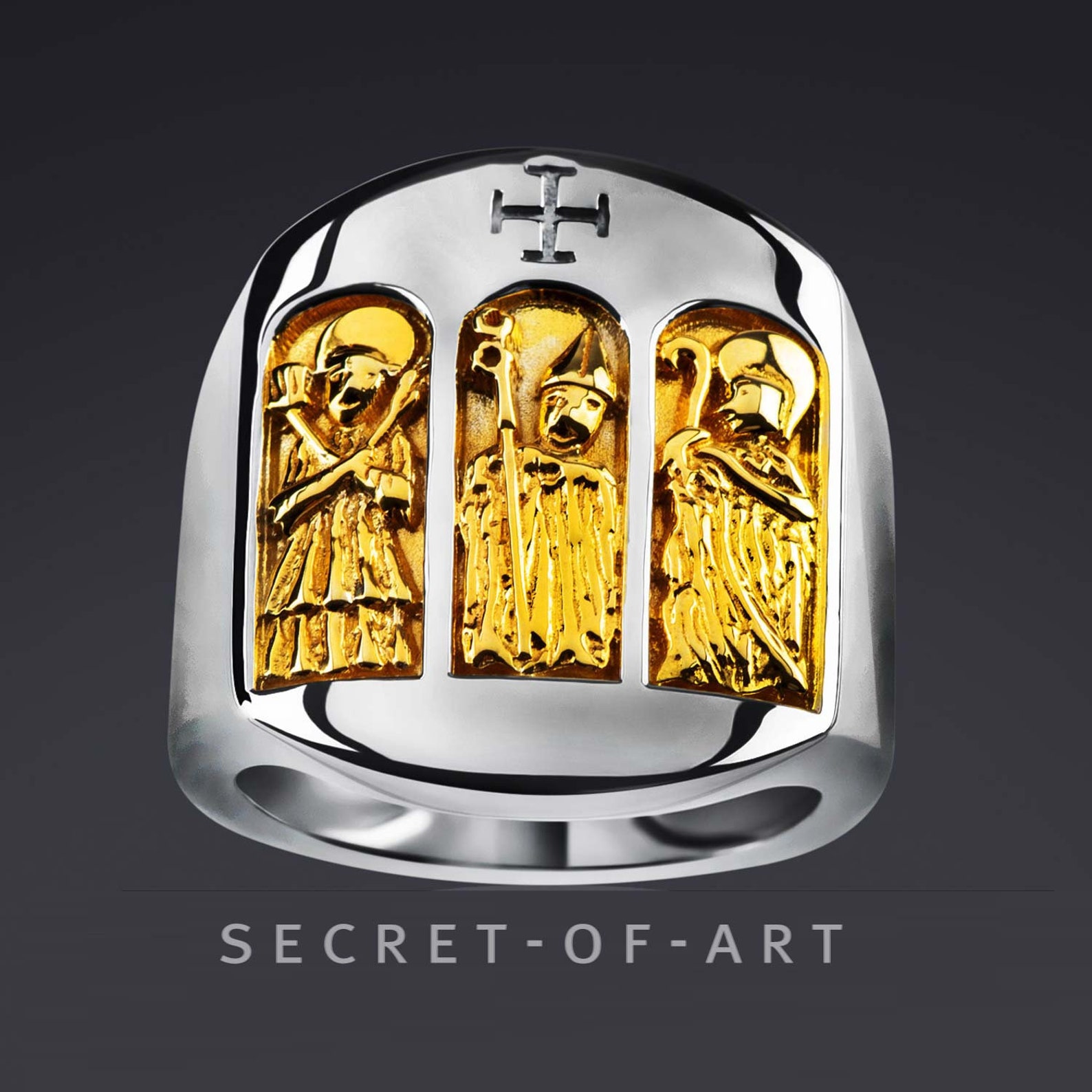 Bishop Ring Christianity Pastoral Christian Catholic Signet - Etsy