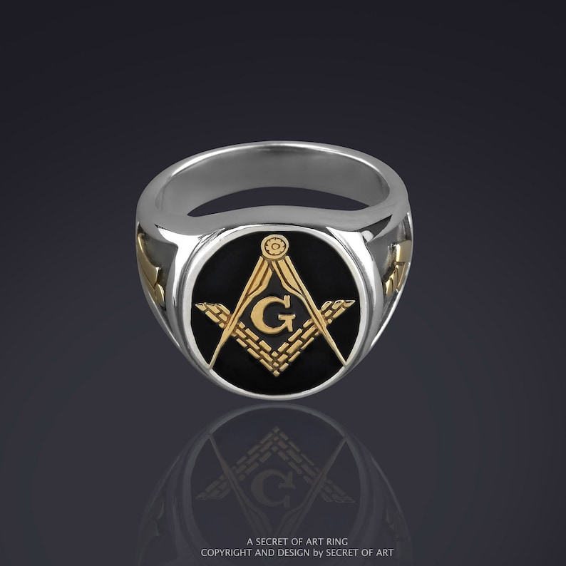 Masonic Ring Signet Ring Blue Lodge Freemason Jewelry Master - Etsy