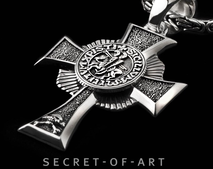 IHS Ring Jesus Religious 925 Silver God Messiah Deacon Bishop - Etsy