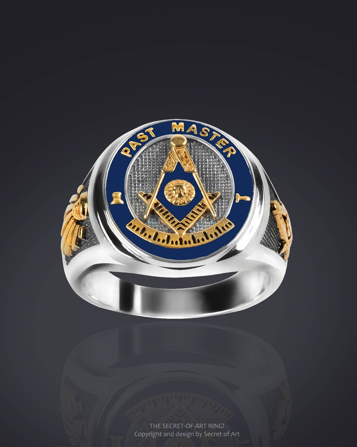 Past Master Ring Siegelring Freimaurer Masonic Master Mason | Etsy