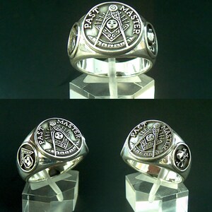Past Master Ring Master Mason Jewelry Masonic Gift Freemason ...