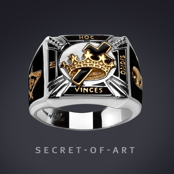 Knight Templar Ring - Etsy