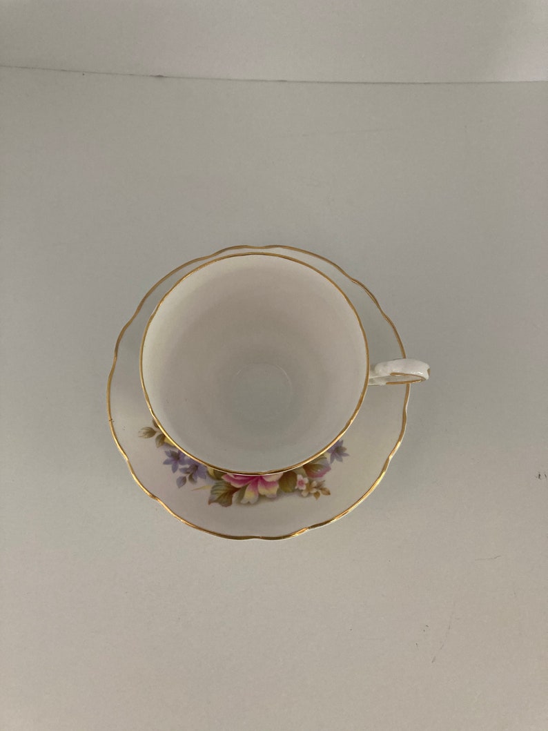 Regency English Bone China Tea Rose Pattern Tea Cup and - Etsy