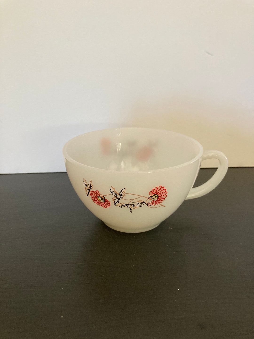 Fire King, Fleurette, Tea Cup - Etsy