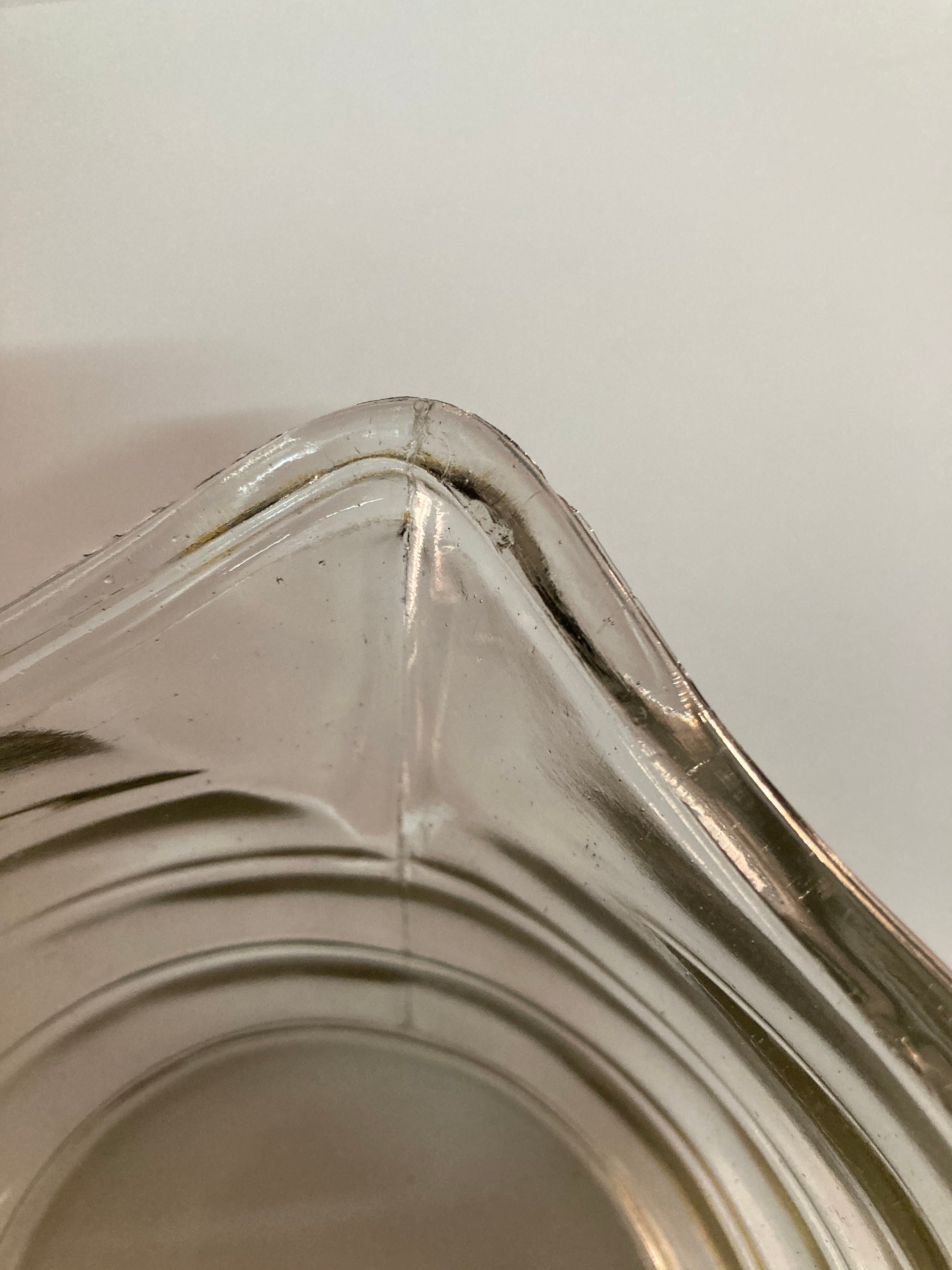 Clear Depression Glass Bowl - Etsy