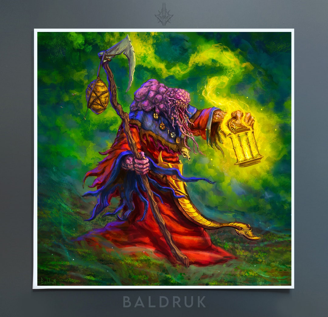 The Wizard of Deformity Print - Etsy