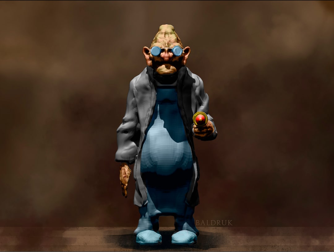 3D File Professor Hubert Farnsworth Futurama - Etsy