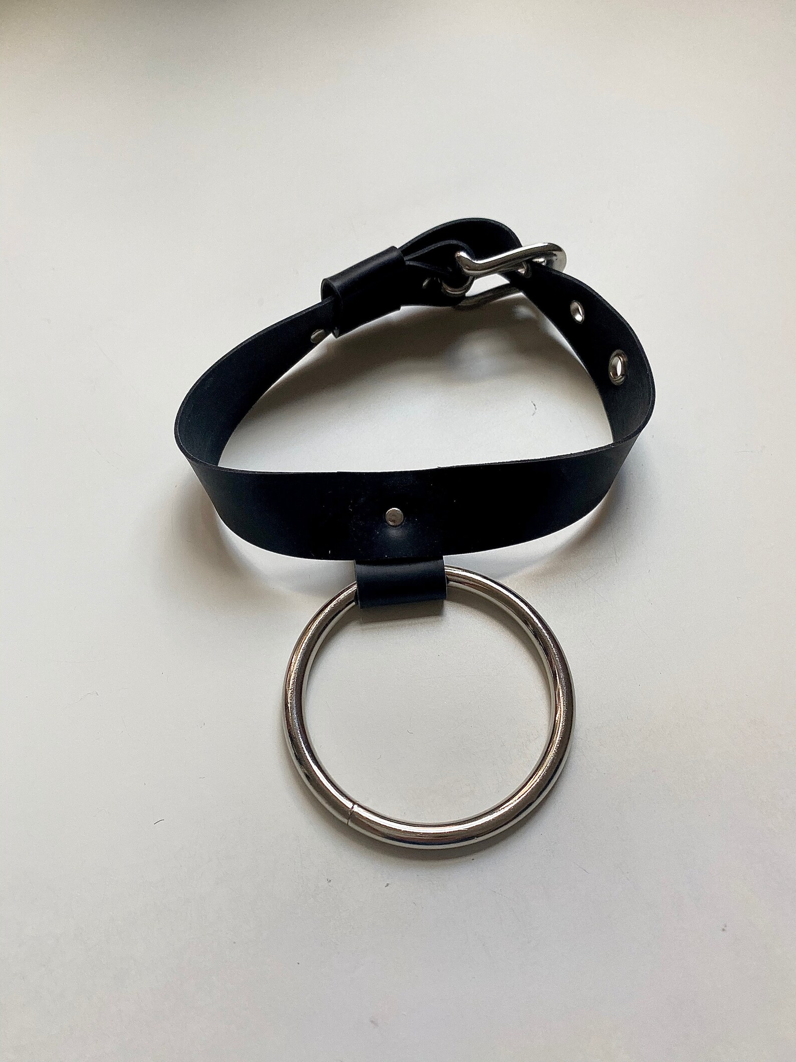 Latex Rubber Large O-ring Collar Choker in Any Colour - Etsy