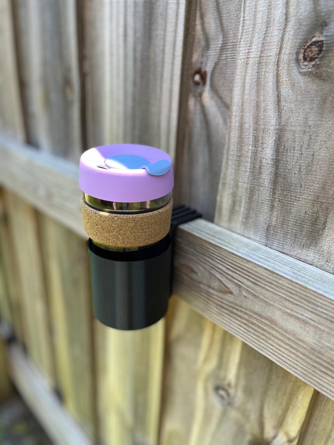 Wood Fence Cup Holder | Backyard Drink Caddy, Father's Day Gift - Etsy