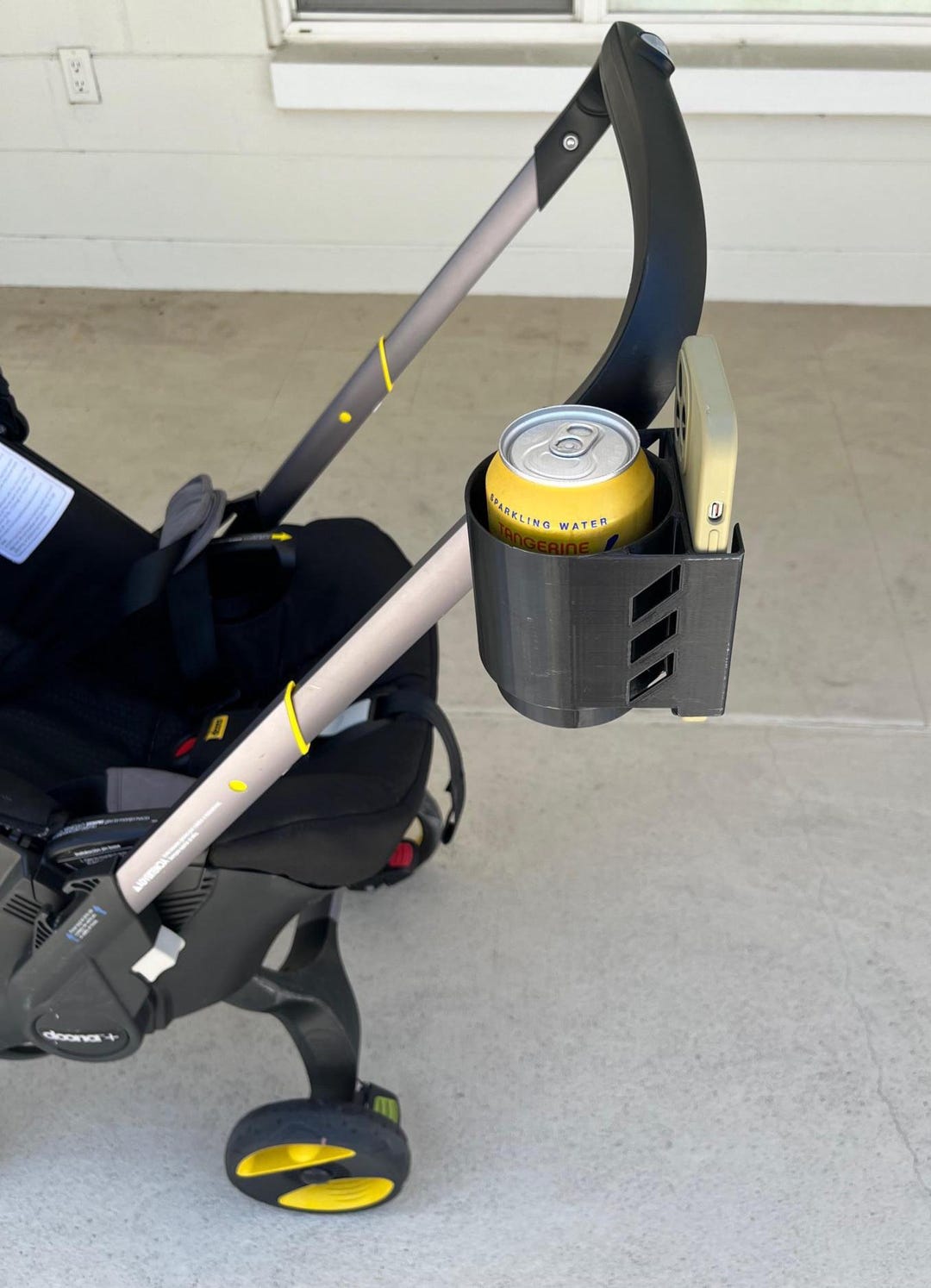 Doona Car Seat Accessory | Doona Cup Holder + Phone Holder Combo for ...