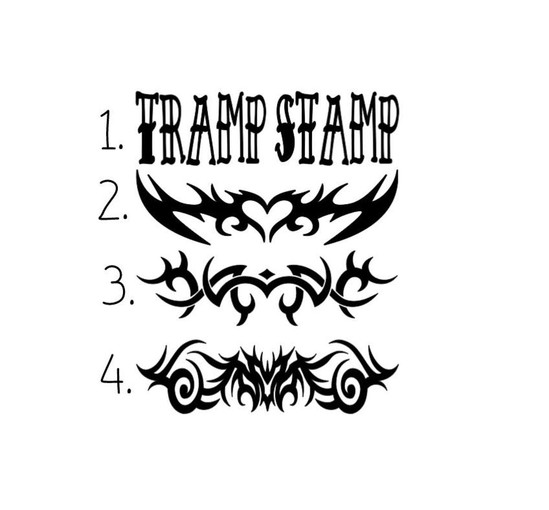 Tramp Stamp for Your Car! Decal - Etsy