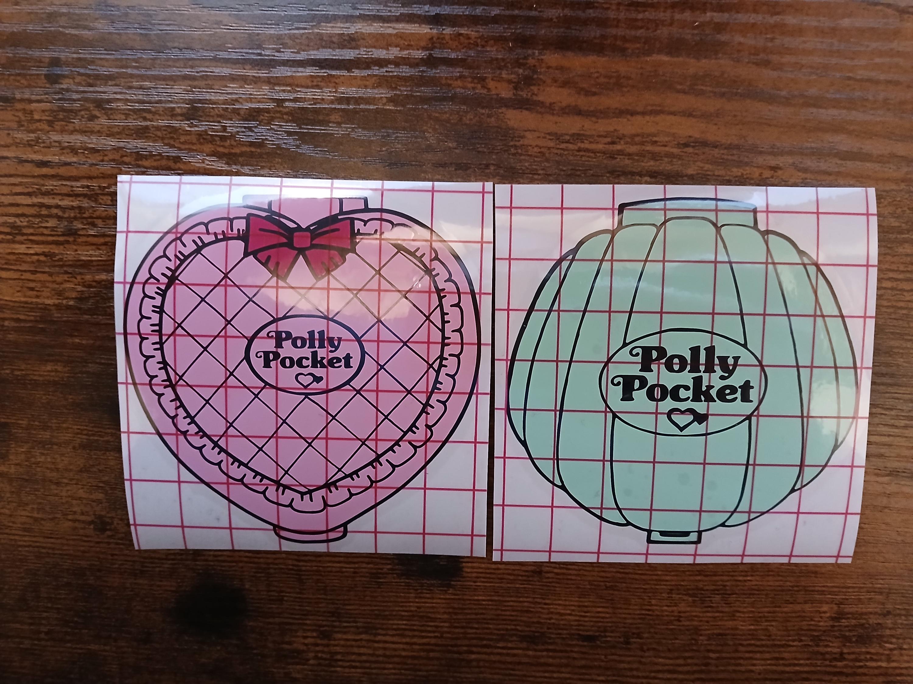 Polly Pocket Clam and Logo Decals - Etsy UK