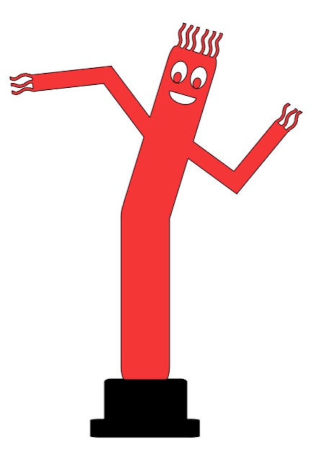 Wacky Waver Tube Man Decal - Etsy