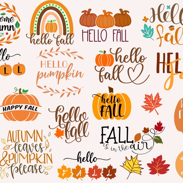 Cricut Designs Fall - Etsy
