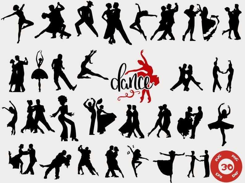 Dance Svg Bundle, Dance Svg, Dance Team Svg, Dancers Svg, Dance Clipart ...