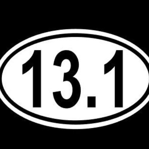 13.1 Half Marathon Decal 13.1 Decal 13.1 Sticker Runners - Etsy