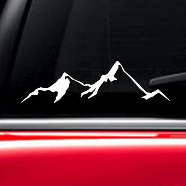 Mountain Decal - Etsy