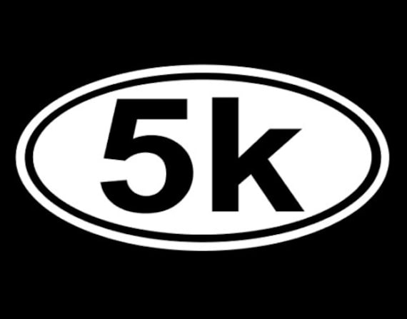 5k Marathon Decal Free Shipping - Etsy