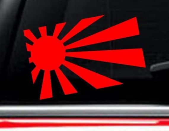 RISING SUN JAPAN Decal Free Shipping | Etsy