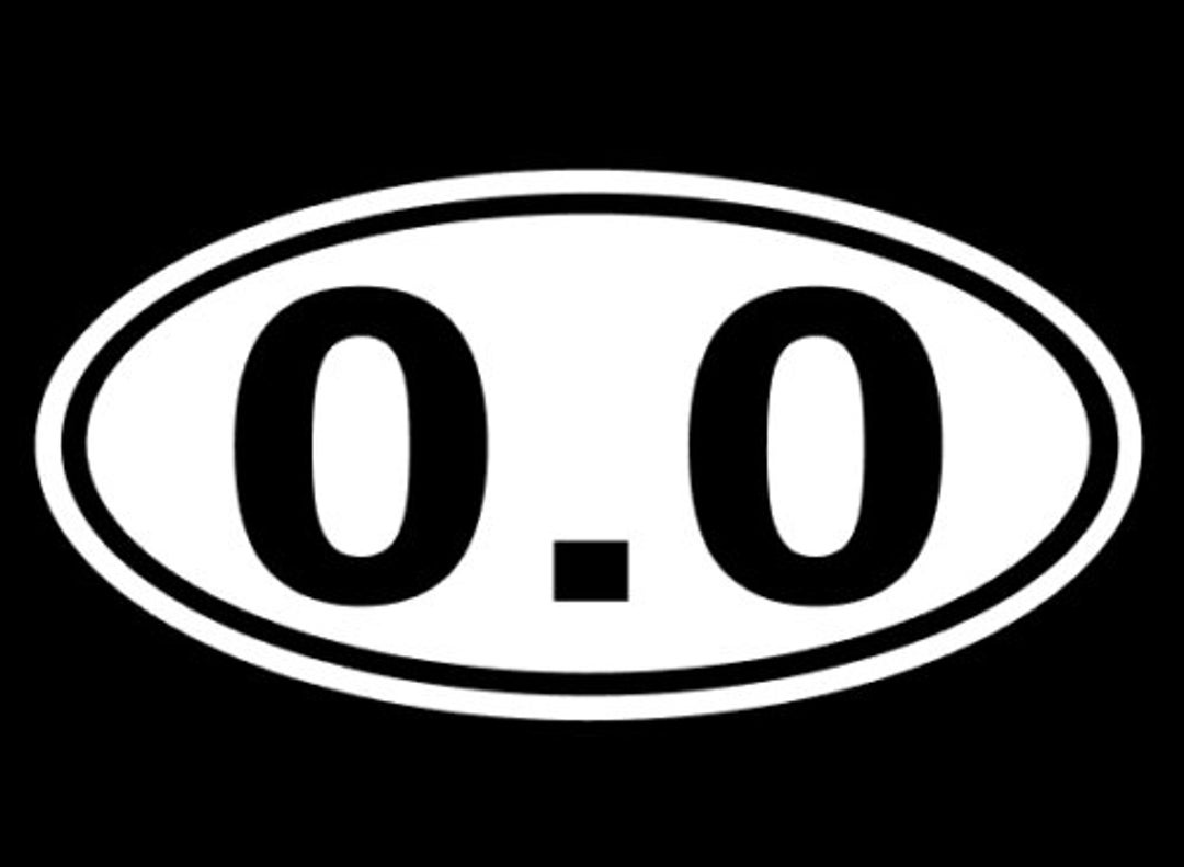 0.0 Marathon Decal FREE SHIPPING - Etsy