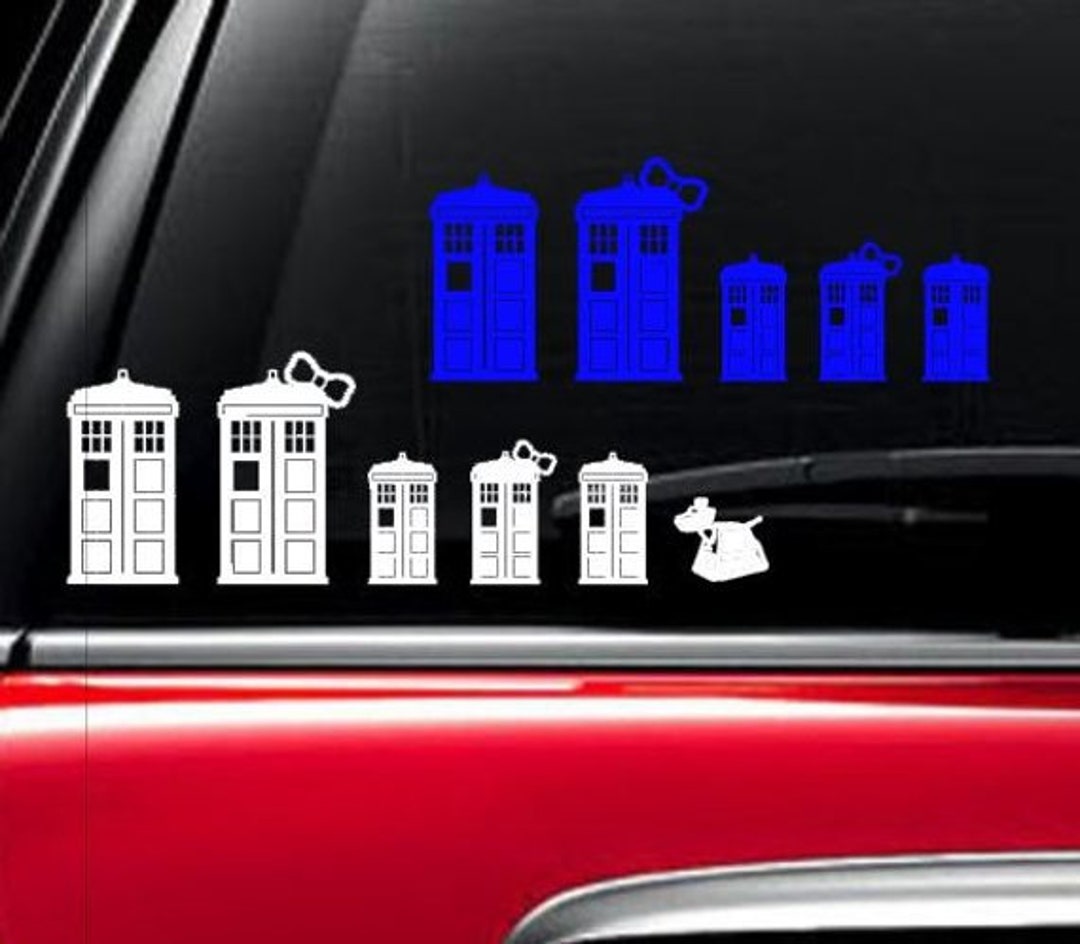 Tardis Family Decal Dr. Who FREE SHIPPING - Etsy