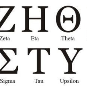 Greek Letters (set of 3) Decal FREE SHIPPING - Etsy