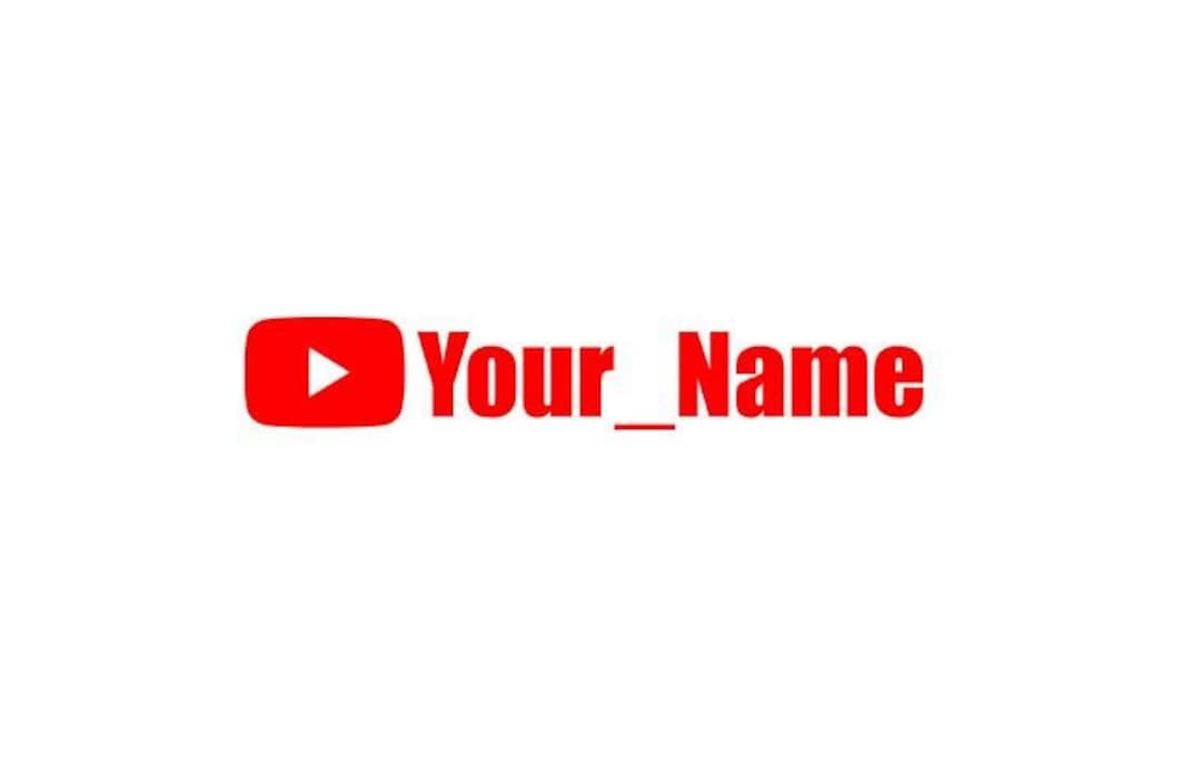 Custom Youtube Name Decal FREE SHIPPING - Etsy