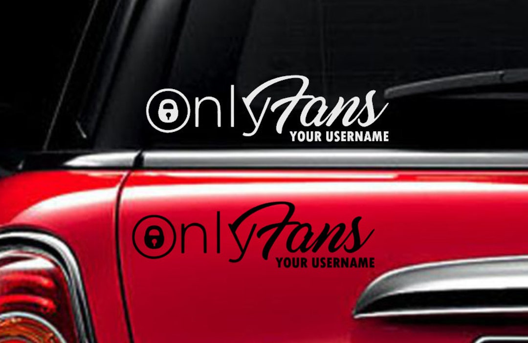 Custom ONLY FANS Name Decal FREE Shipping - Etsy