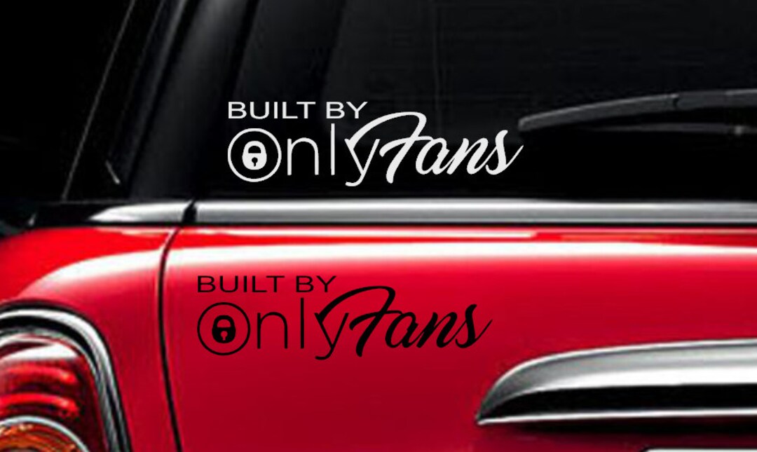 Built by ONLY FANS Name Decal FREE Shipping - Etsy