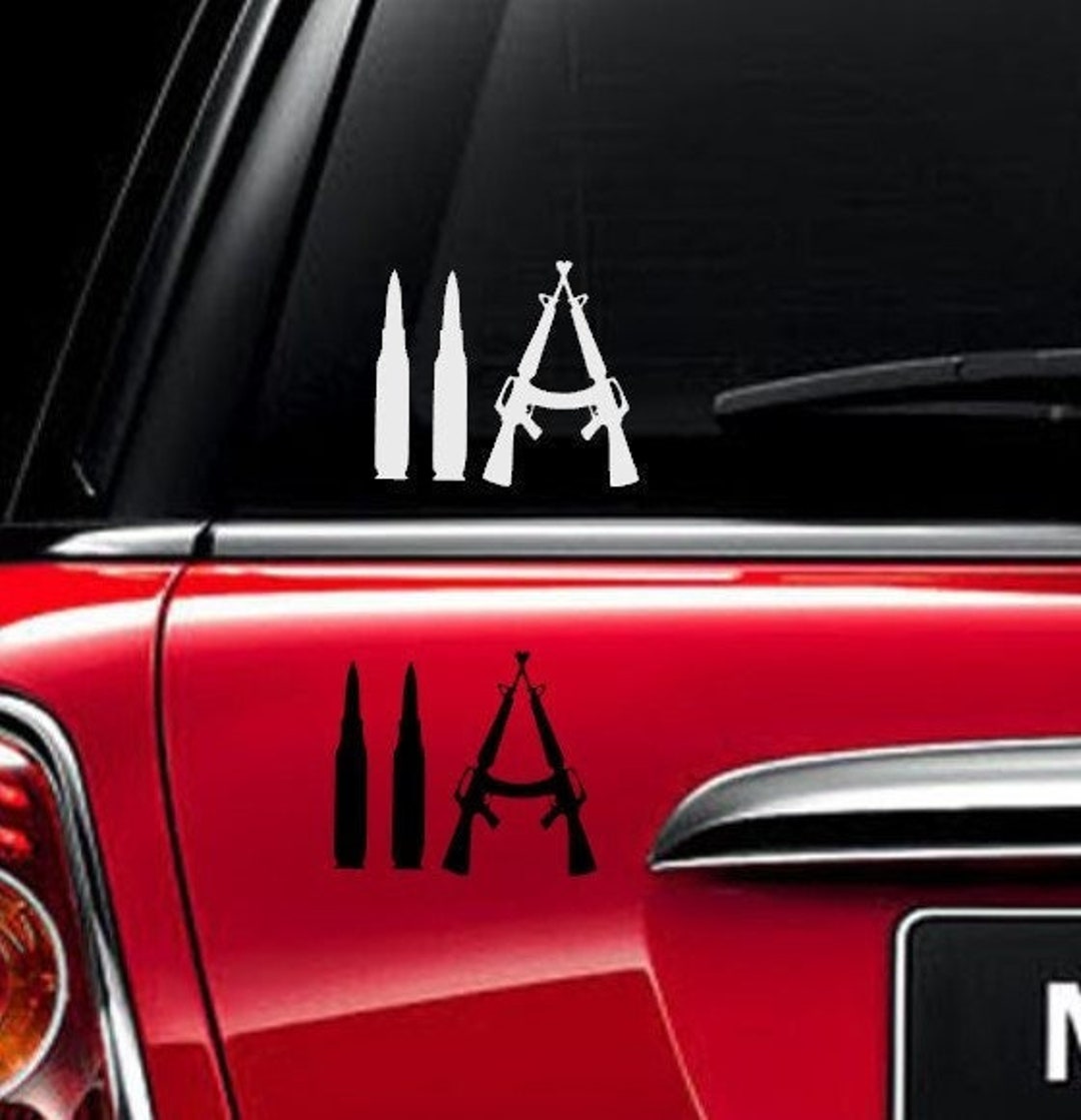 2A SECOND AMMENDMENT Sticker Decal, Free Shipping - Etsy