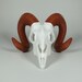 3D Printer Ram Skull - - Etsy