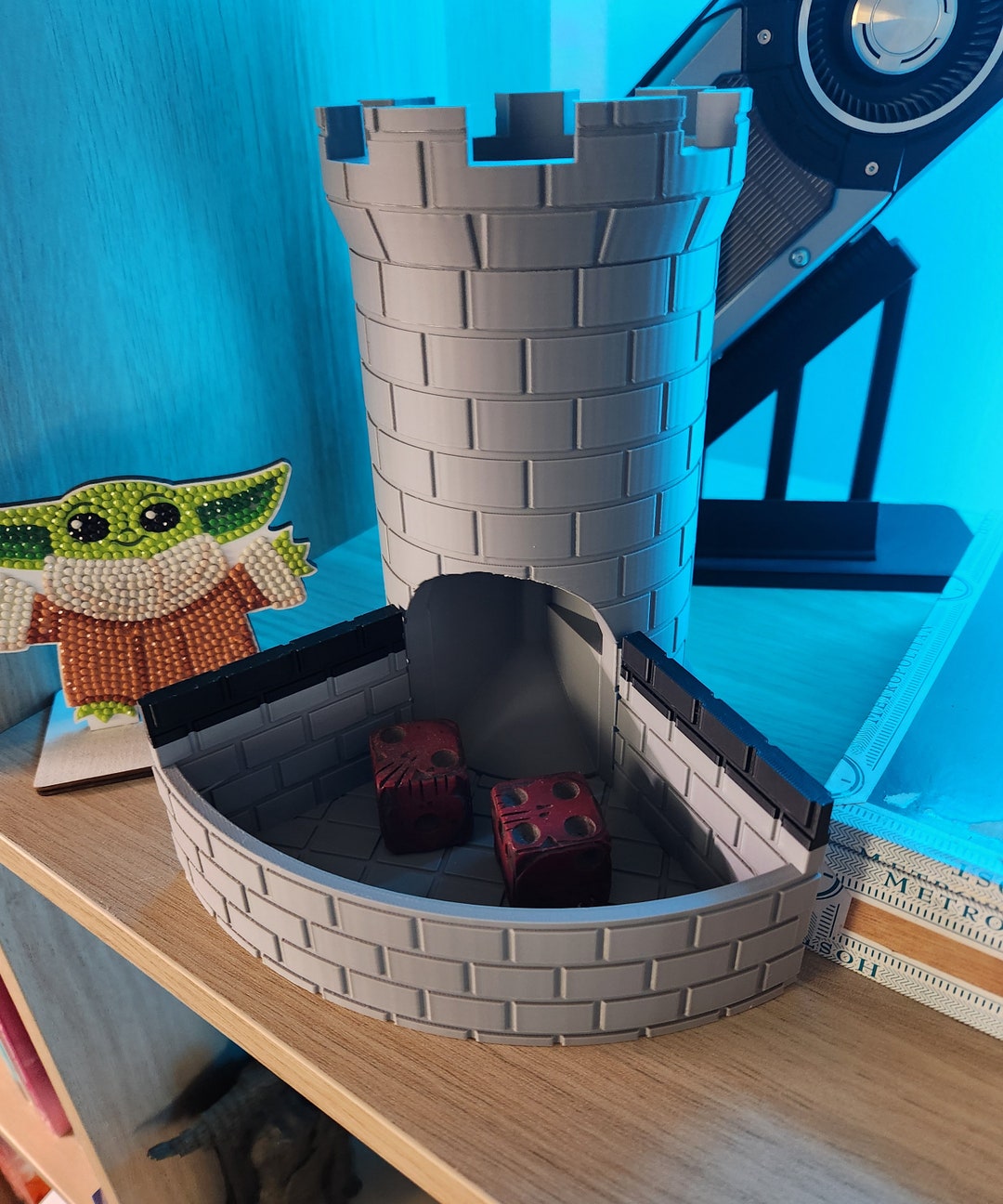 Castle Dice Tower Roll to Victory - Etsy