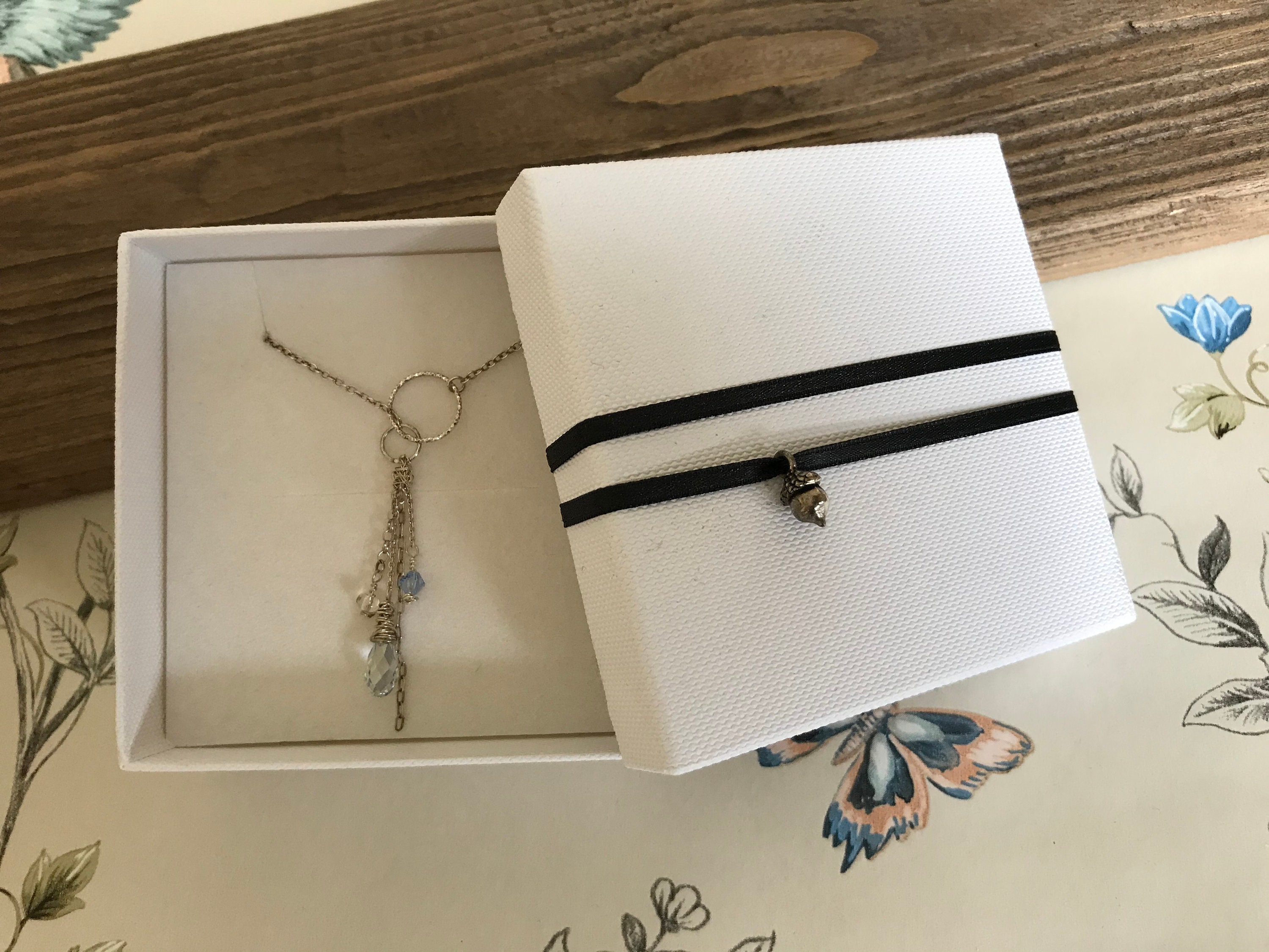 Sterling Silver Loop Through Necklace With Beads Clustered - Etsy