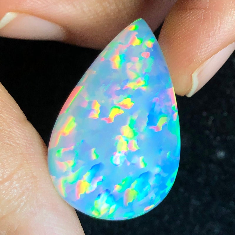 Blue Fire Opal - Etsy
