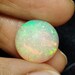 Natural 5 Carats Round Snow Opal Opal With Full Fire Round - Etsy