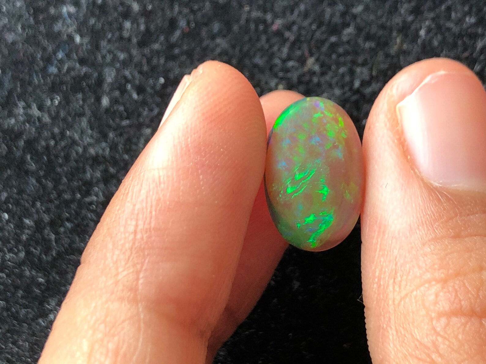 Natural Brown Green Fire Ethiopian Opal Gemstone for Making - Etsy