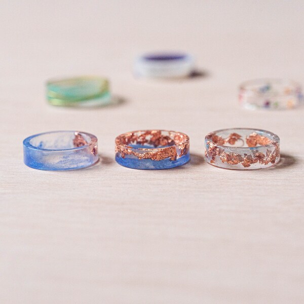 Resin Stacking Ring - Etsy