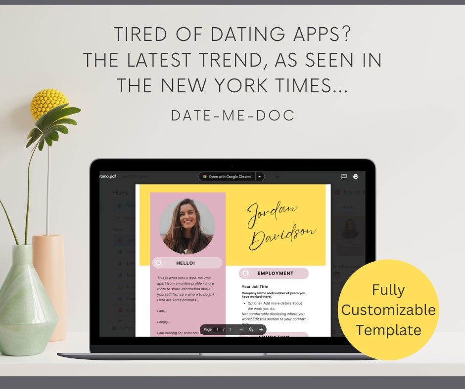 Date-me-doc Personal Resume Template - the Popular Alternative to ...