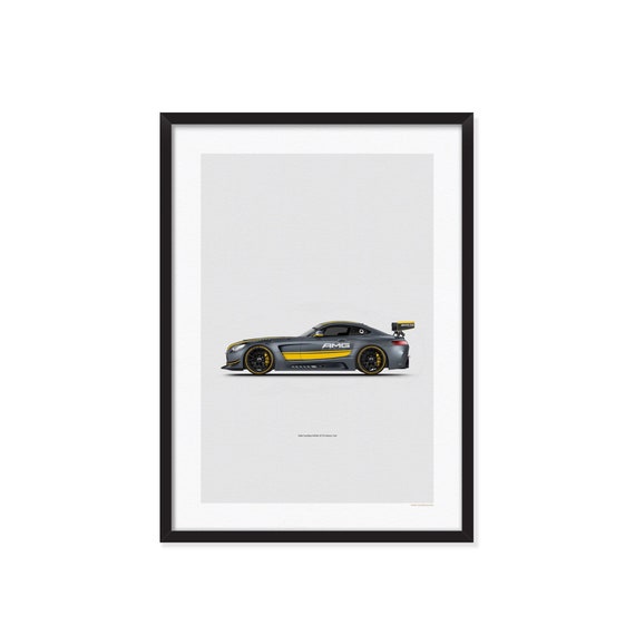 2016 Mercedes AMG GT3 Racing Car Poster - Etsy
