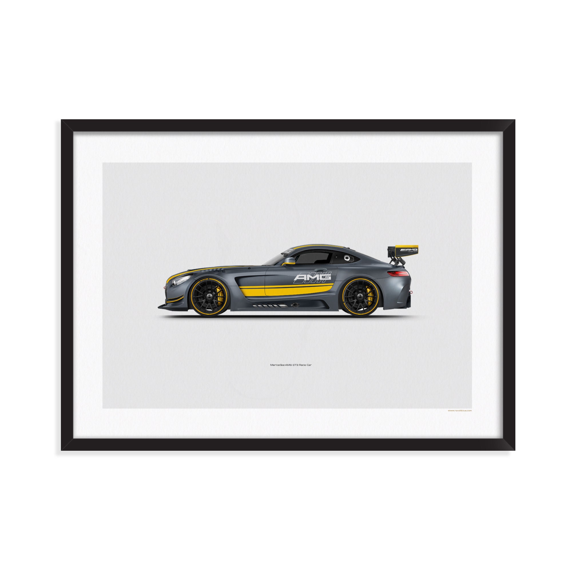 2016 Mercedes AMG GT3 Racing Car Poster - Etsy