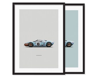 Ford Gt40 Poster | Etsy
