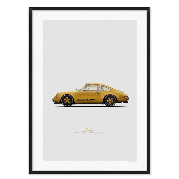 Singer Porsche Poster - Etsy