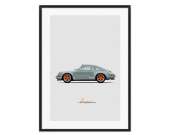 Porsche 911 Print Sport's Car Automotive Premium - Etsy