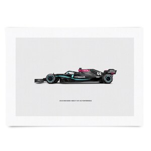 2020 Mercedes-amg W11 Formula 1 Poster - Etsy Canada
