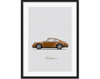 Dubai Porsche 911 Reimagined by Singer Car Poster | Etsy UK